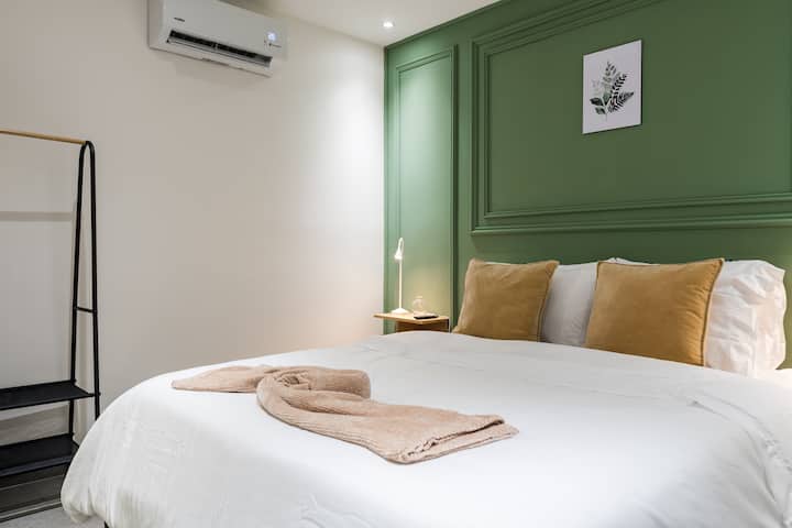 Fresco Living, Room Green A - A/c, Wifi, Provenza - Medellín