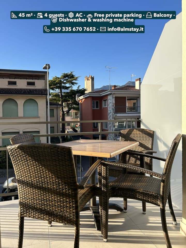 Casa Nane - Apartment 1c (Private Parking) - Malcesine