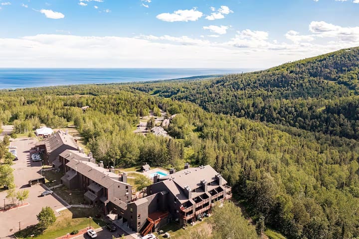North Shore Vista Views Ski In Ski Out Hot Tub - Lutsen, MN