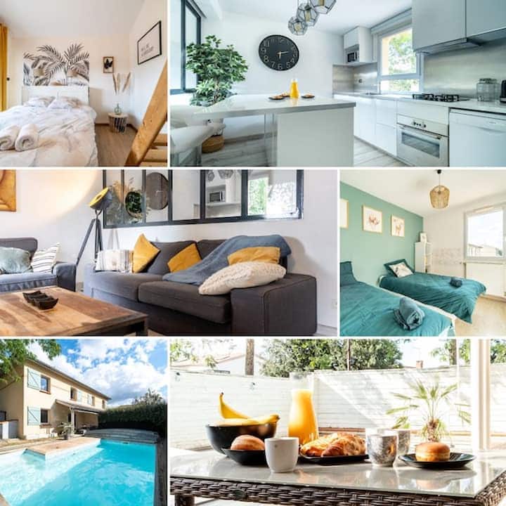 Maison Piscine & Familles - Cugnaux