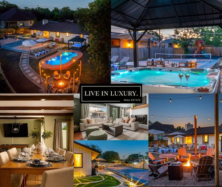 Ultimate Getaway 5br, Pool, Hot Tub & Mini Golf - サン・アントニオ, TX