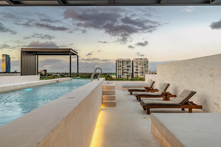 Suite Soho | Refugio Sofisticado - Gym & Pool - Mérida