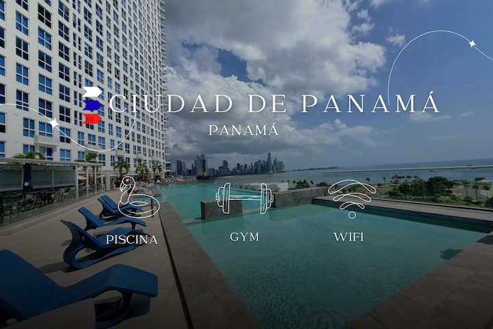 Modernapt+tv+pool+laundry+ac+wifi@panama City - Panama