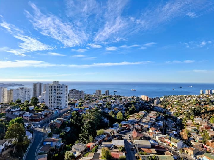 Amplio Departamento Con Excelente Vista - Valparaíso
