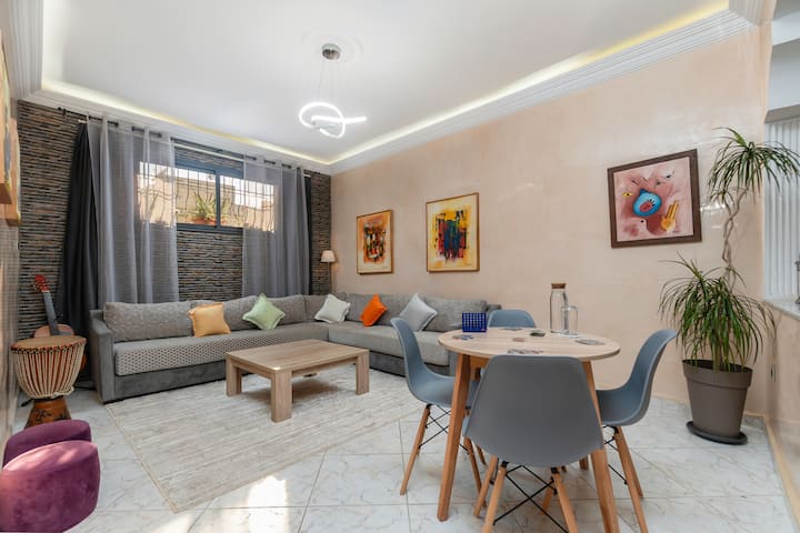 Cozy And Zen 2br Central Agadir (Netflix, Parking) - Agadir
