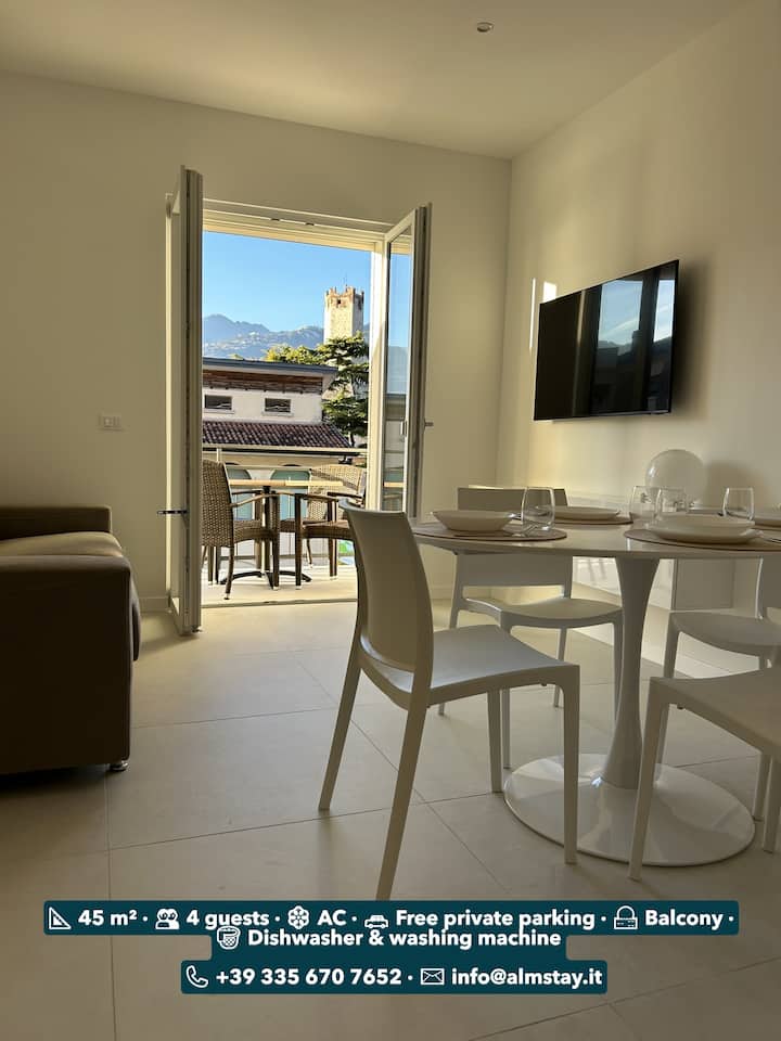 Casa Nane - Apartment 2s (Private Parking) - Malcesine