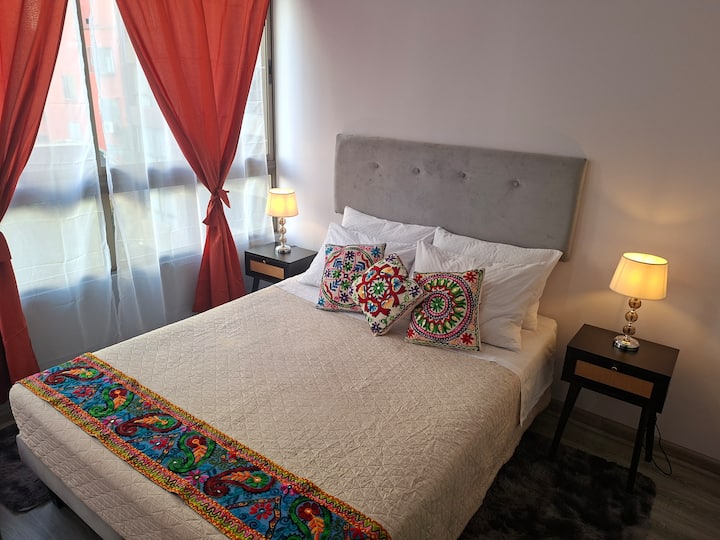 Dpto. Chic & Wifi 588mbps | Metro L1-l3 | Autónomo - Santiago, Chile