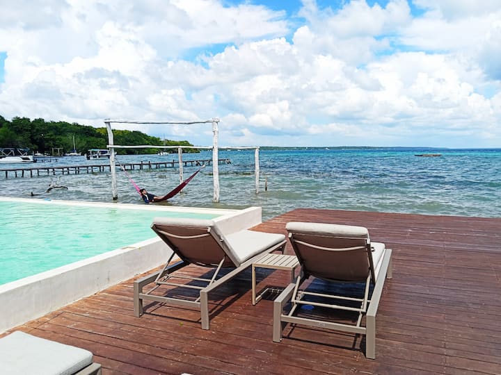 Appartement Privé · Piscine · Wi-fi · Idéal Pour Les Longs Séjours - Bacalar