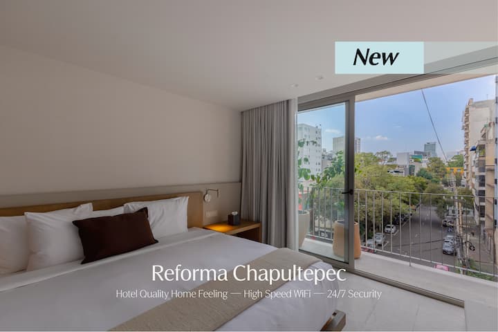Capitalia | City-view Balcony Steps To Chapultepec - Mexiko-Stadt