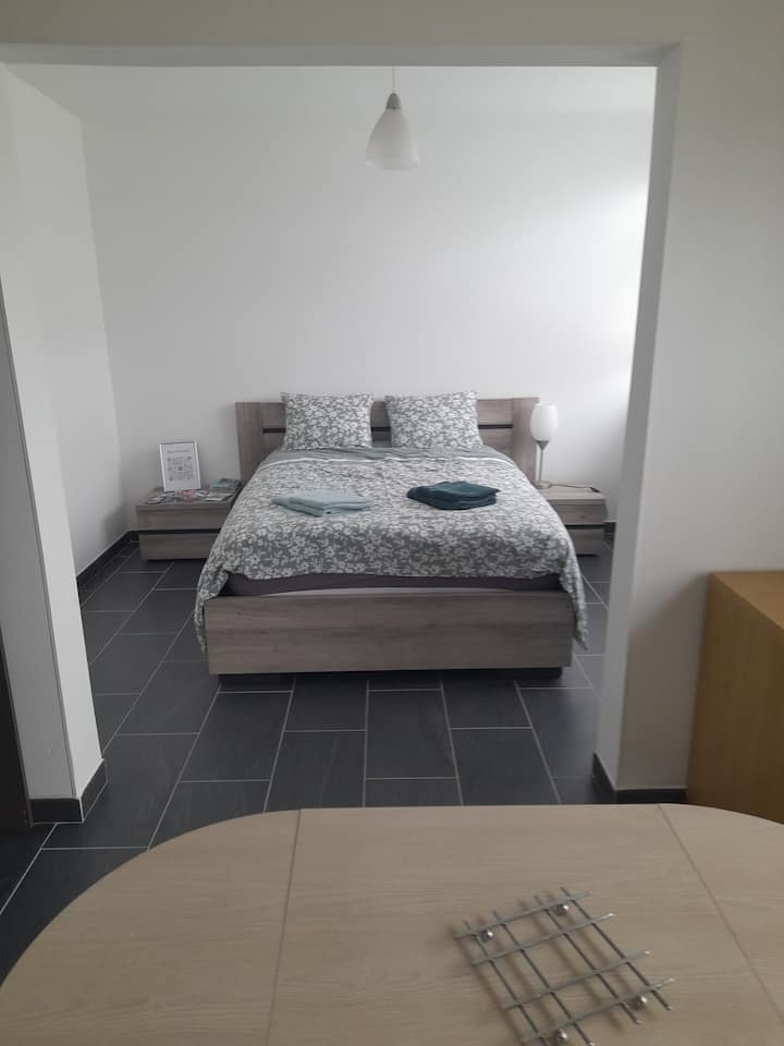 Studio Meublé Avec Terrasse Pour Deux Personnes - Villeneuve-d'Ascq