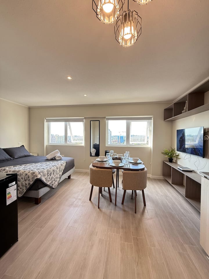 Depto. En Concepción: Cómodo, Seguro Y Vista. - Concepción, Chile