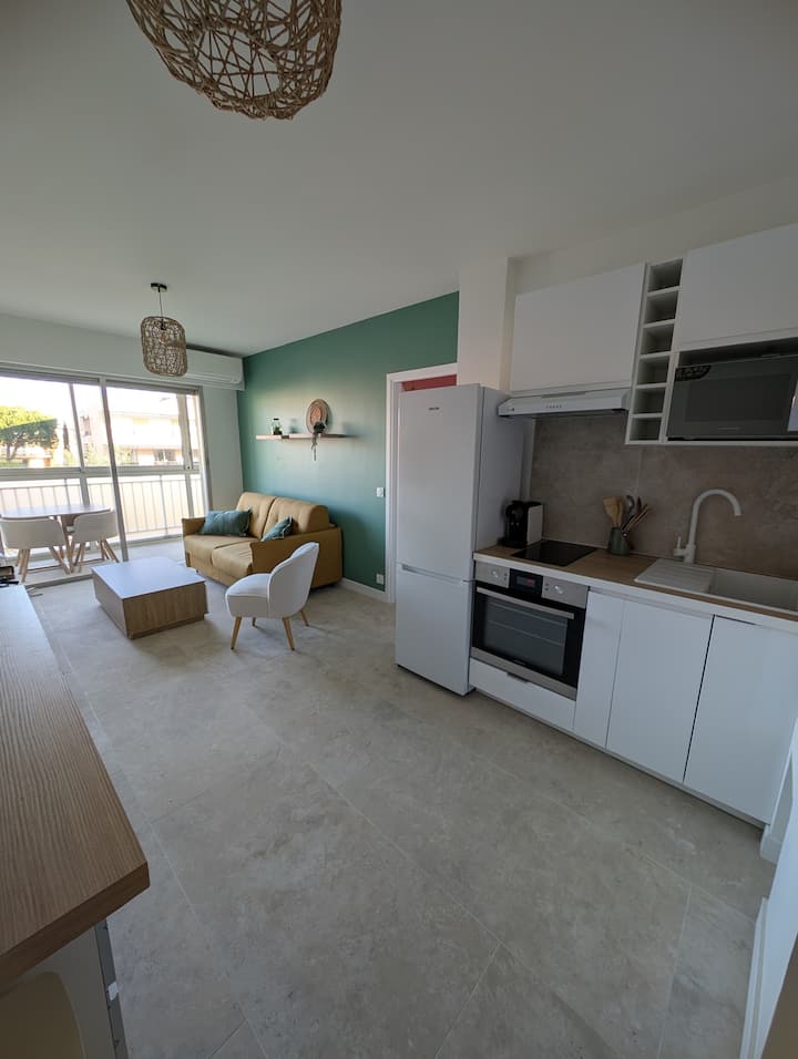 T2 Douillet Proche De Nice - Accès Plage à Pied - Cagnes-sur-Mer