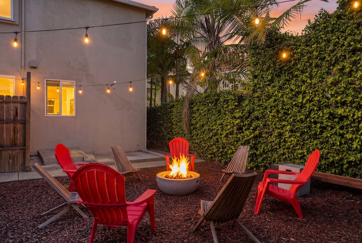 Belmont Shore Getaway | Hot Tub | Fire Pit | Games - Long Beach, CA