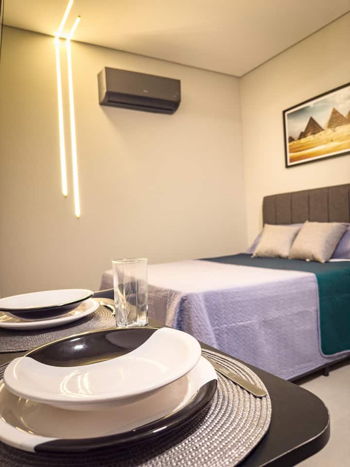 Studio Arrojado Na Zona Sul | Ar Cond + Wi-fi 02 - São José dos Campos