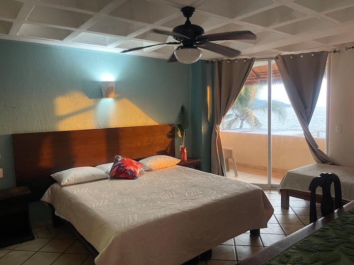 Cómoda Habitación Con Vista Al Mar - Manzanillo, Colima, Mexico