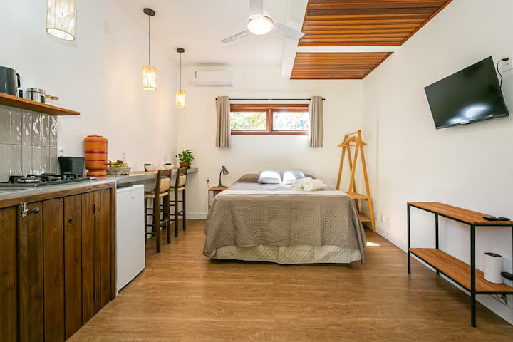 Refúgio Aconchegante 800m Praia Campeche | Ap. Sol - Brazil