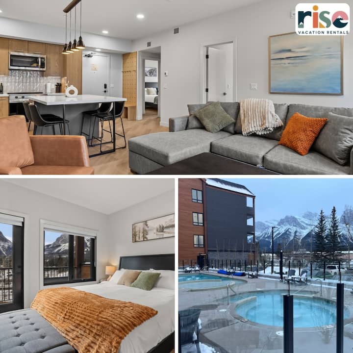 180° Mountain Views| 3 Balconies | Pool & Hot Tub - Canmore