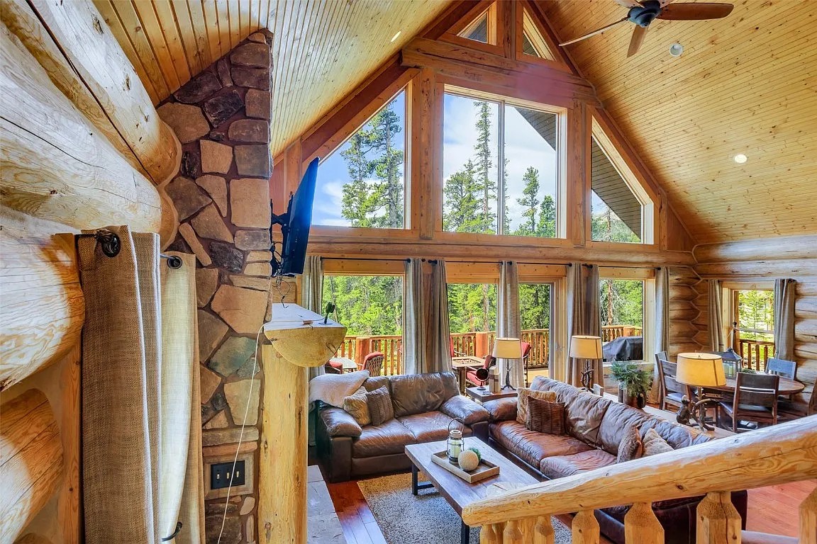 Cabane en rondins en bois haut - Cabanes à louer à Fairplay, Colorado ...
