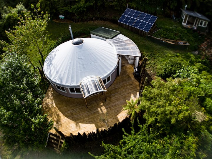 Spacious Yurt In Quiet Valley Private River Access - Paeroa