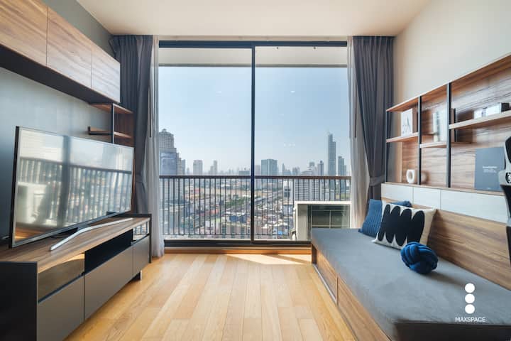 29fl Corner 2br • Stunning River View • 3 Min-bts - Bangkok