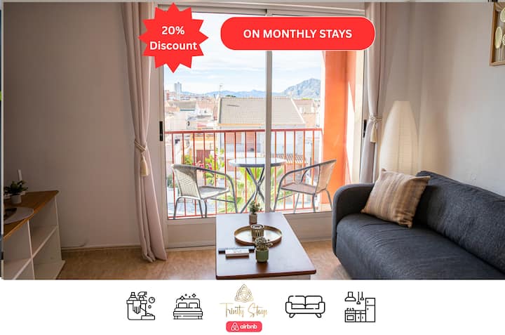 2 Bedrooms I Close To The Beach I Central Puerto - Puerto de Mazarrón