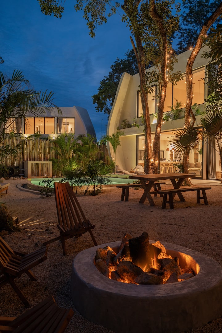 Casa Izar Cozy Villa-heated Pool-firepit-jacuzzi - Mexico