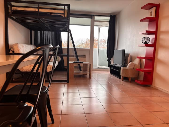 Studio Frontalier Genève – Parking Et Balcon - Kanton Genf