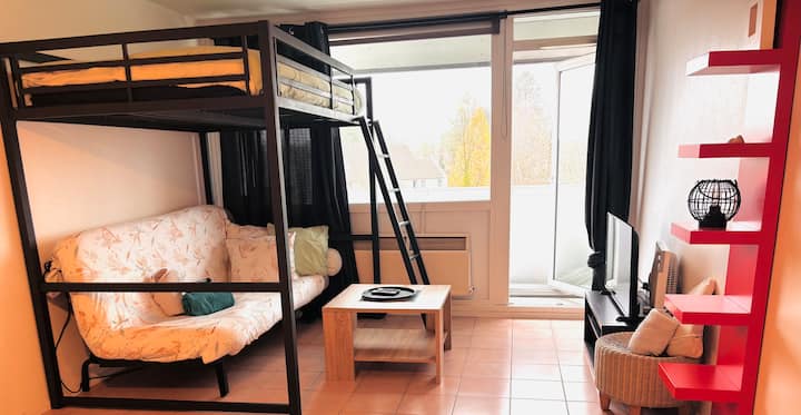 Studio Proche Genève Aéroport Et Long Séjour - Versoix