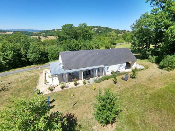 Comfortabel Vrijstaand Huis Met Prachtig Uitzicht. - Beaulieu-sur-Dordogne