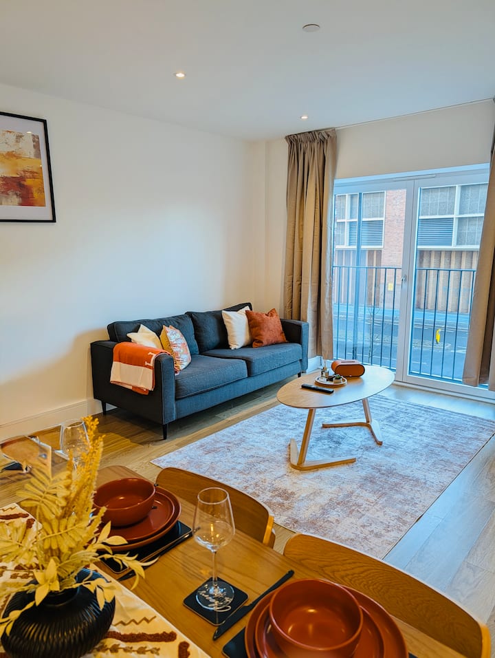 Cosy 1-bed Apt In Birmingham City/ Free Parking -