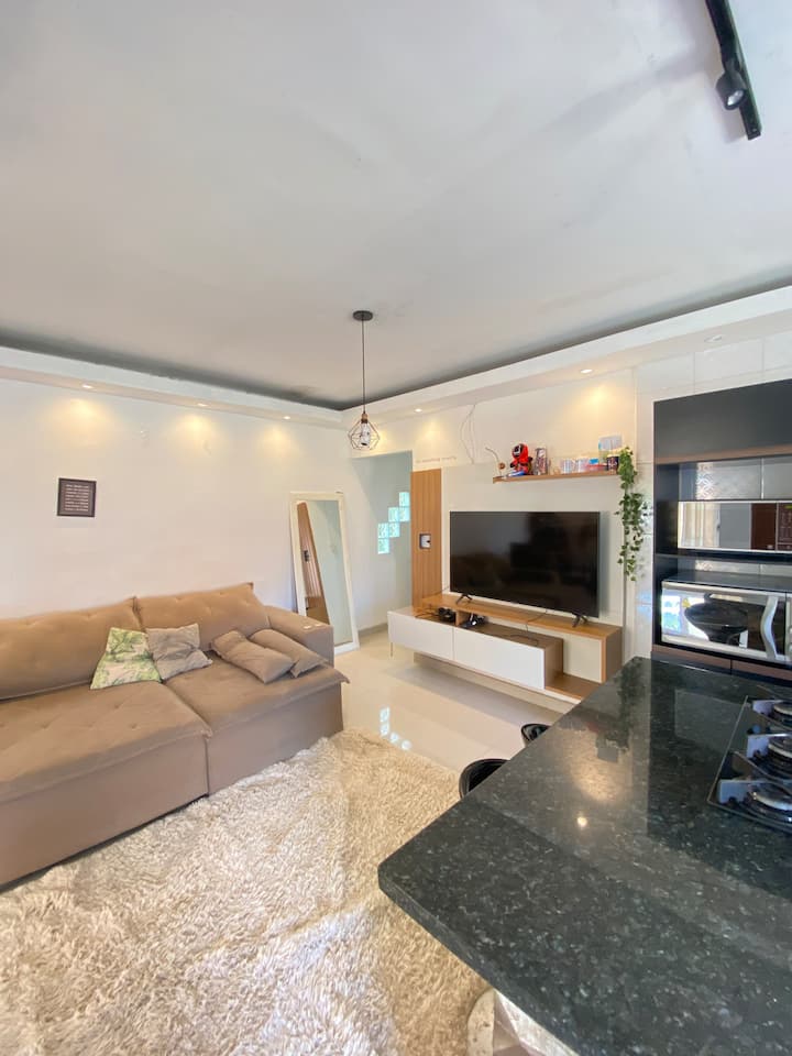 Open Concept Airy House Near Perequê Açu Beach - Houses for Rent in ...