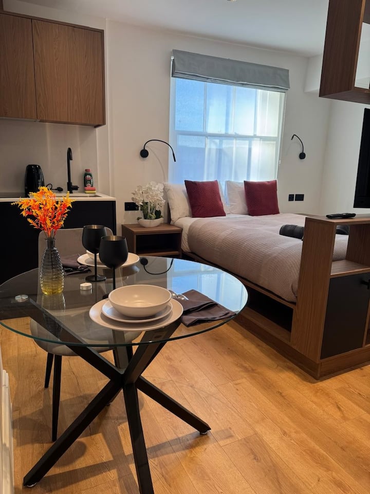(21/f20)new Central London Studio Hyde Park+wi-fi - Londres