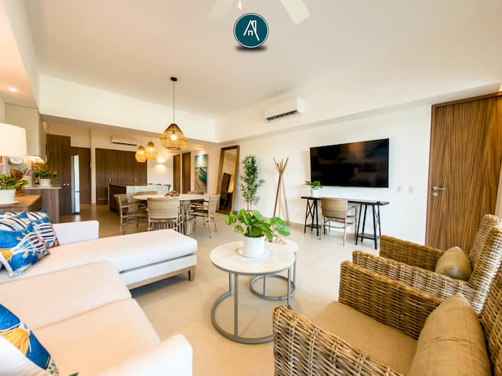 Terramar Flamingos | Planta Baja 3br Acceso Playa - Nuevo Vallarta