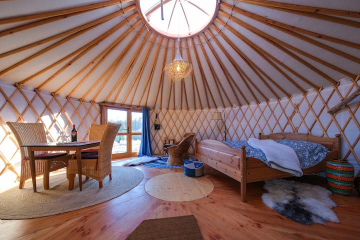 Blaue Jurte Unter Tannen (1 - 3 Pers.) - Mecklenburg-Vorpommern