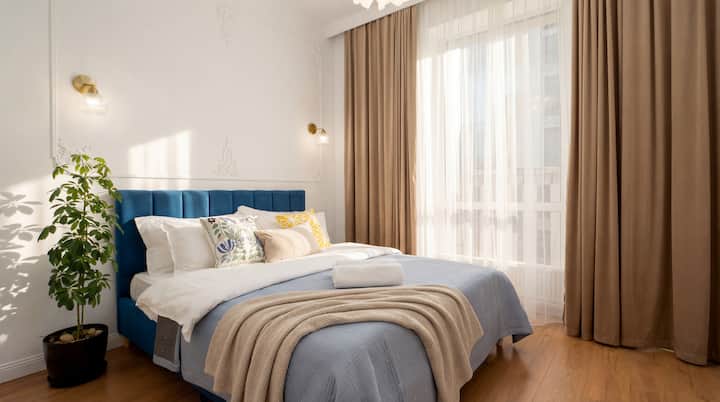Bright& Cozy 2br Apt • Near Arbat & Shopping Mall - Kazakhstan