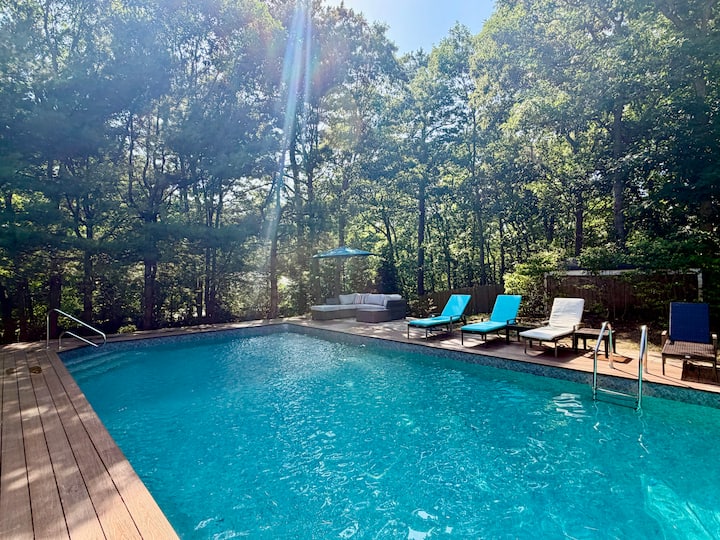 Sag & East Hamp Village | Lg Heated Pool & Firepit - East Hampton, NY