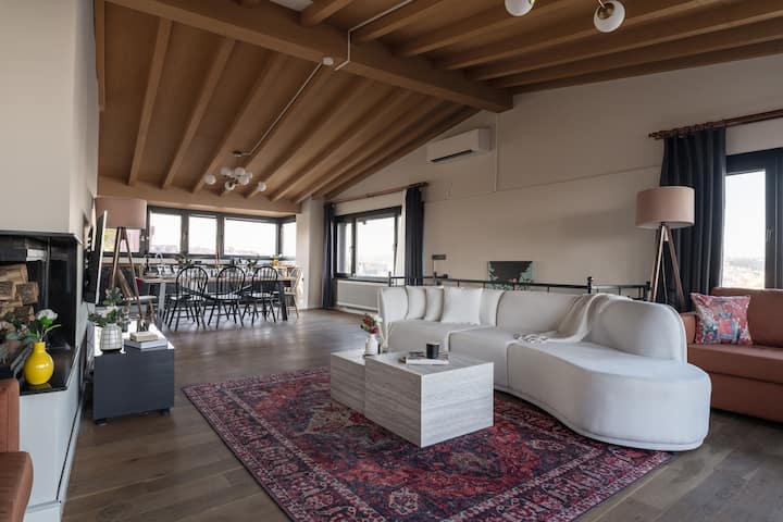 Iconic Sea View Duplex W Terrace In Balat - Şişli