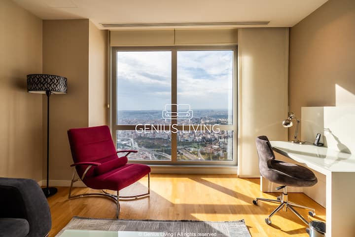 Sirius | Prime Designed 1br Apt |40.+ Floor View - Esenler
