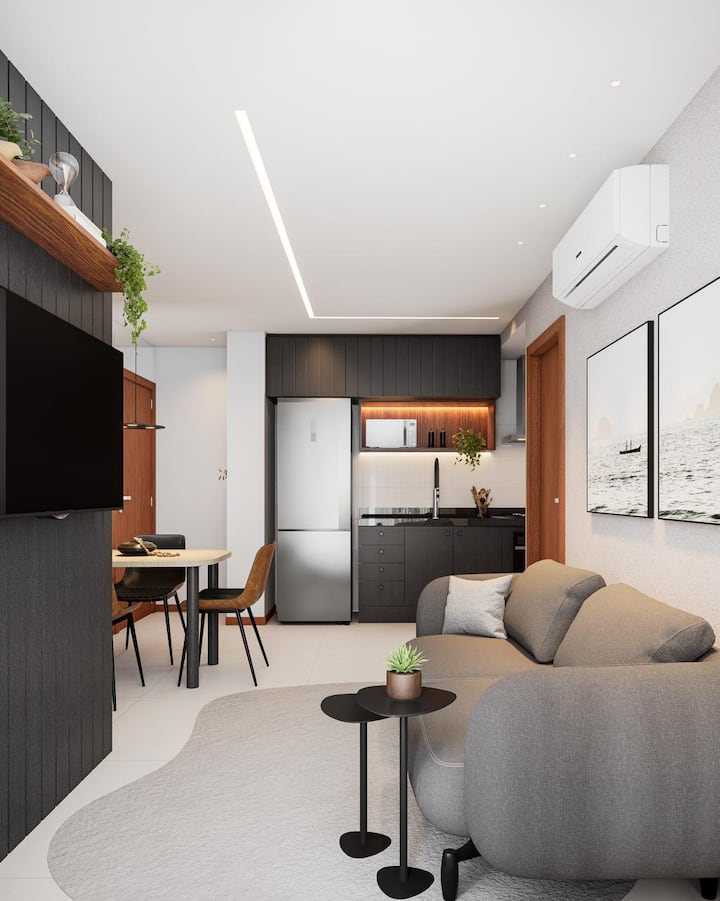 Apto Premium Prox Praia, Carregador Carro Elétrico - Vitoria