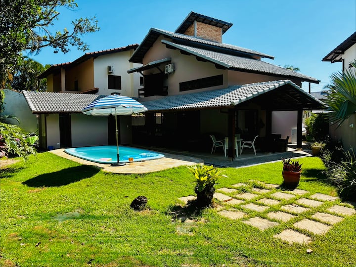 Casa Família Costa Do Sol 150m Da Praia E Piscina - Bertioga