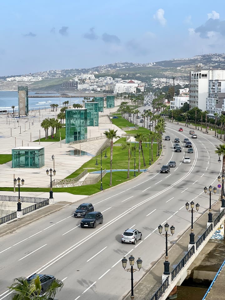 Réveil Face à La Mer| Climatisé| Parking - Tangier