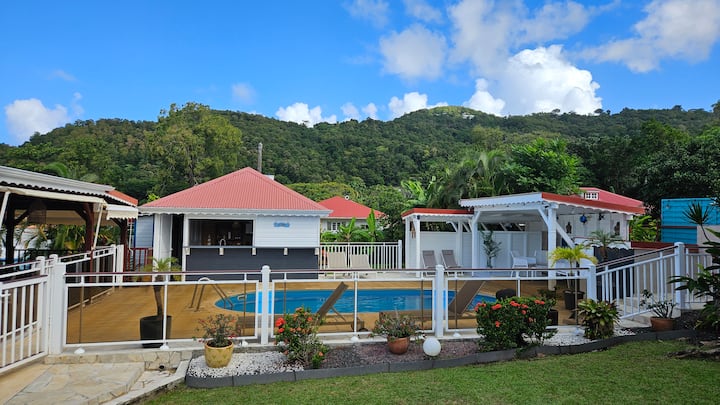 Villa  Deshaies 100m De La Plage De Grande Anse - Guadalupe