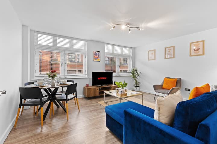 City Centre 2-bed |Free Parking | Motorpoint Arena - Nottingham