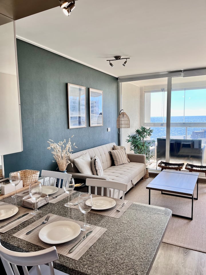 Hermoso Y Exclusivo 2d/2b Concón Vista Mar. - Concón