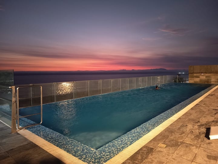 Depto. Frente Al Mar | Piscina, Gym, Sauna, Arcade - Pérou