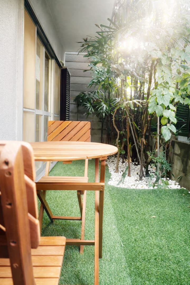 目の前にすぐ上方天然温泉あり/Usjに自転車8分/最大20名！小型車駐車可能！ - 아시야시