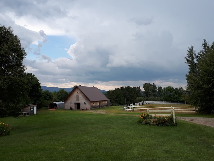 Vaste Domaine, Vues Champêtres, Montagnes, Chevaux - Mont Sutton, QC