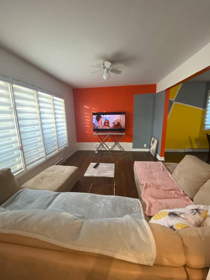1616a 6lits Maison Confortable, Free Parking - Longueuil
