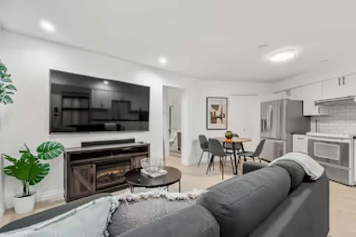 Brand New 2 Bed Midterm Ready Suite - New Westminster