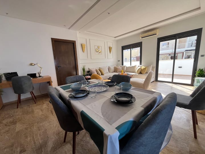 Appartement Vue Sur Les Remparts De La Médina - Rabat